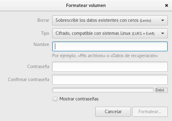 Cifrar unidad USB completamente con dm-crypt y LUKS en GNU/Linux